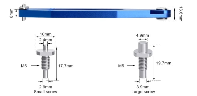 ADJUSTABLE PIN SPANNER BLUE ALLOY – SMXOFFROAD Ltd