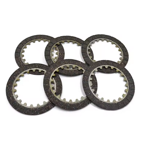 SET OF 6 CLUTCH FRICTION PLATES YAMAHA PW80 3E5-16521-00-00 22F-16521 ...