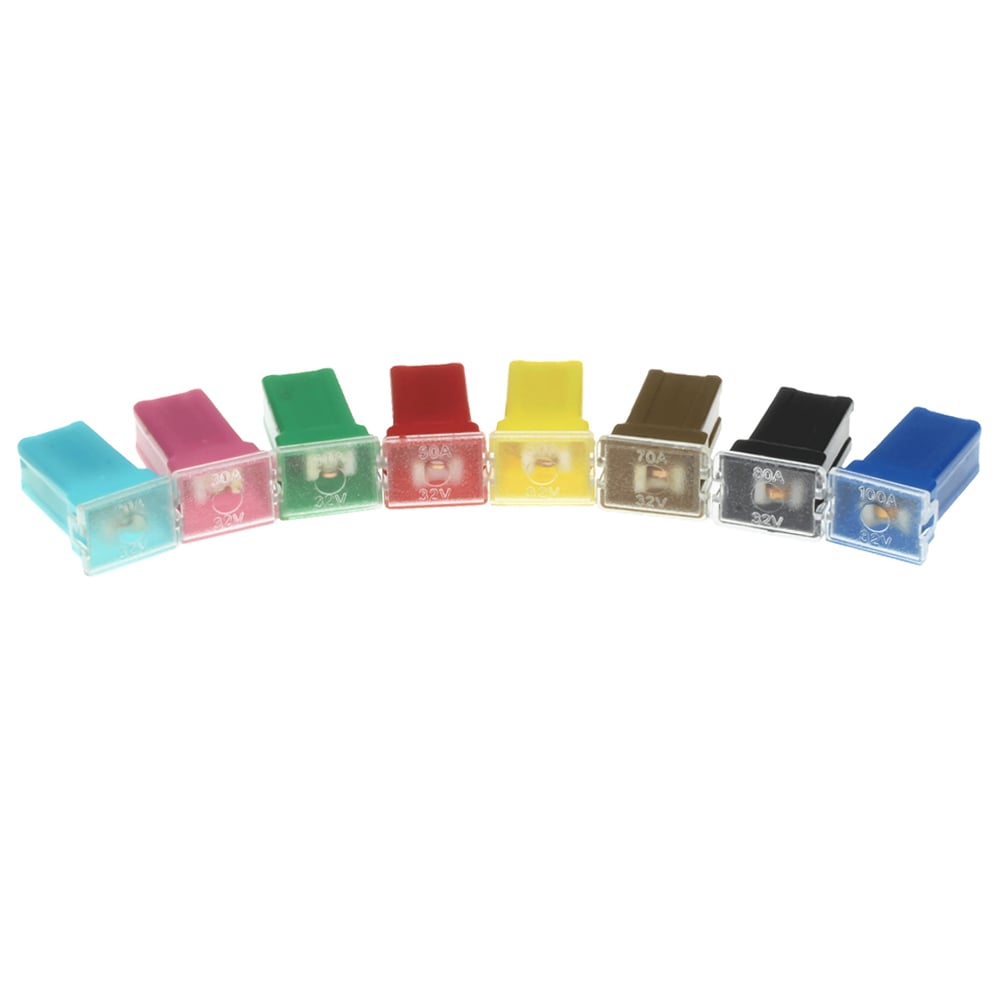 Pack of 2 Cartridge Fuses 90 Amp ATV UTV Female J Case Type ...