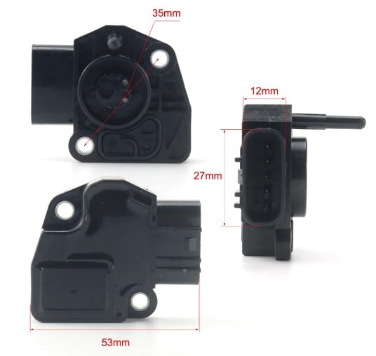 THROTTLE POSITION SENSOR YAMAHA YBR125 YZF125R ZUMA BANDIT 1250 YS 250 ...