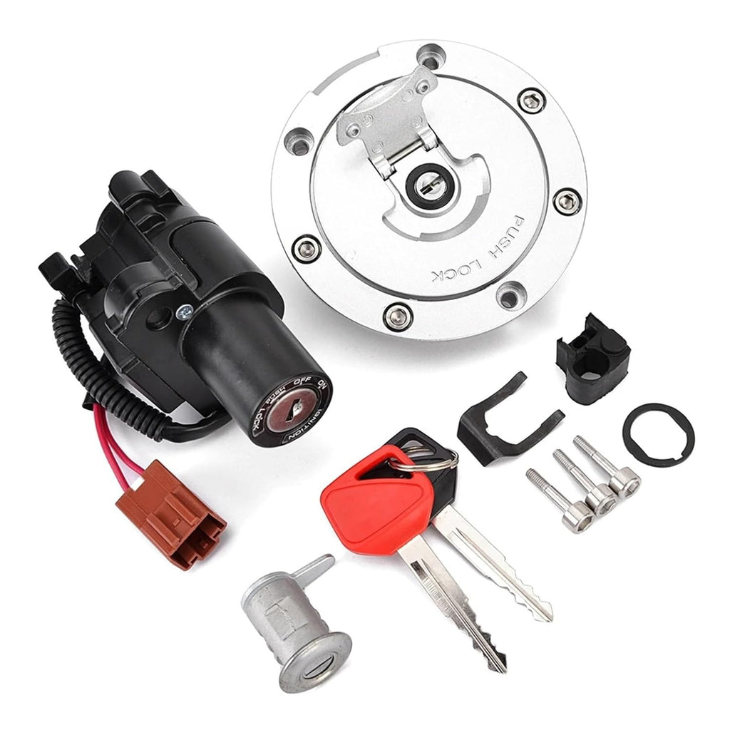 IGNITION SWITCH FUEL CAP LOCK KEY SET HONDA CBR 600 1000RR CB1000R FIR ...