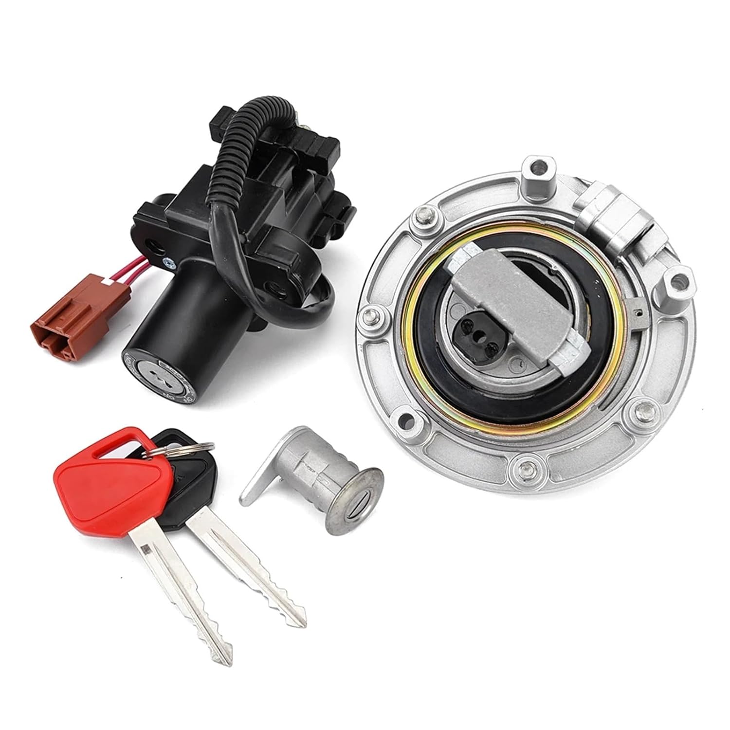 IGNITION SWITCH FUEL CAP LOCK KEY SET HONDA CBR 600 1000RR CB1000R FIR ...