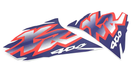 FUEL TANK STICKERS LOGO DECAL KIT HONDA XR400 – SMXOFFROAD Ltd