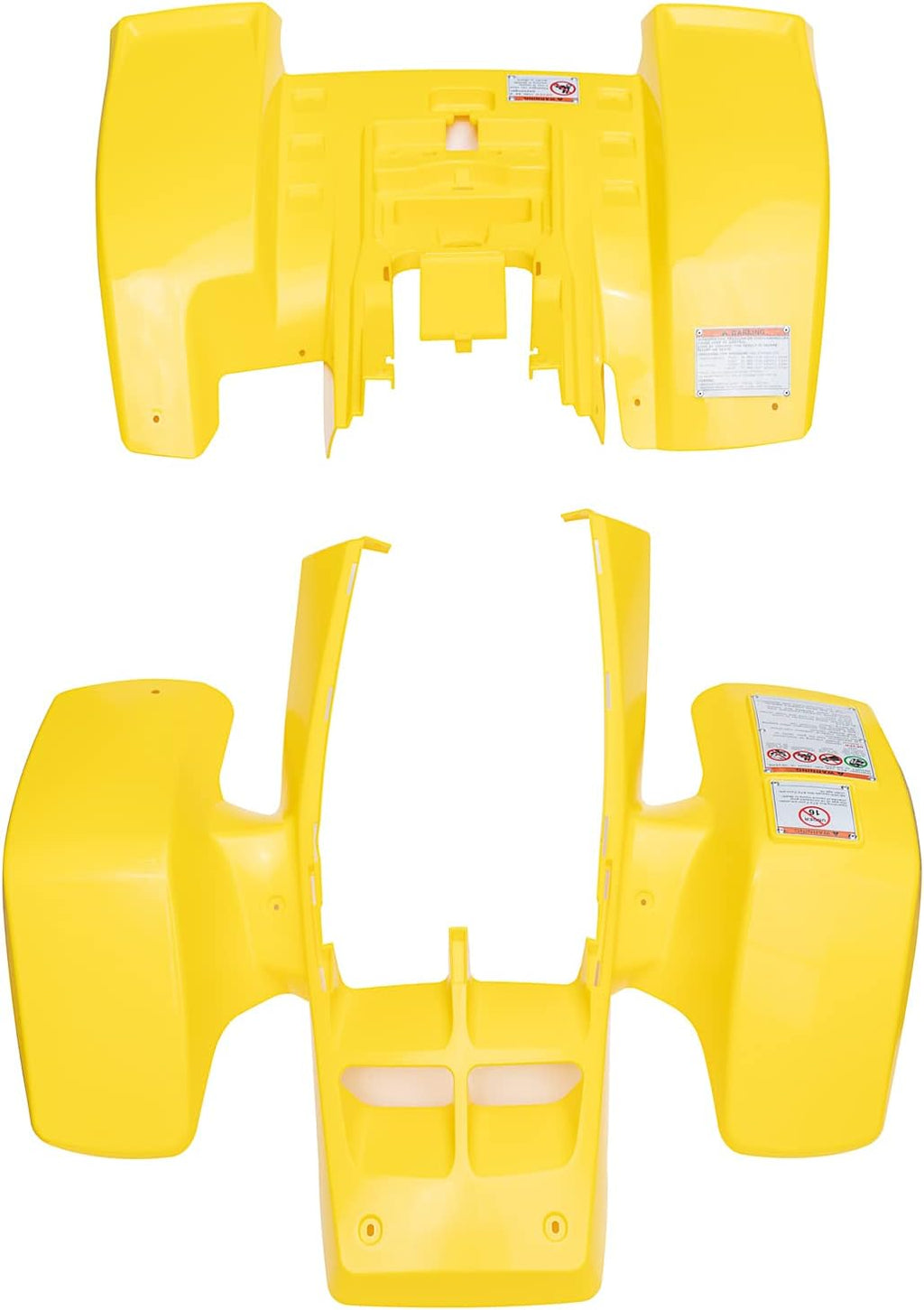 PLASTIC BODY SET YELLOW YAMAHA BANSHEE YFZ 350 1987-2006 2GU-W2151-81 ...