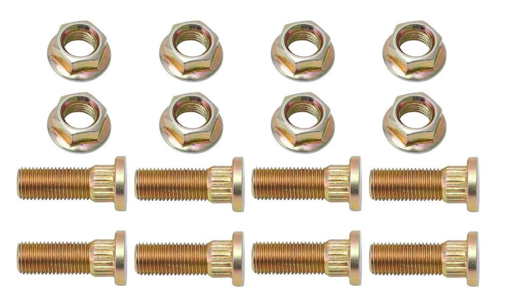 16Pcs REAR WHEEL FLANGED STUD AND NUTS KIT M12 POLARIS RANGER MAGNUM S ...