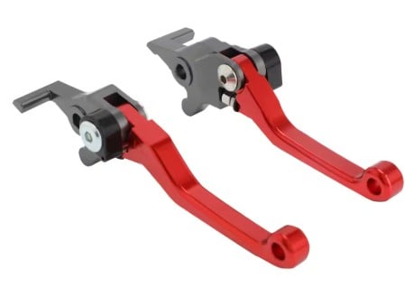 RED FRONT & REAR BRAKE LEVER SURRON ULTRA BEE LEFT & RIGHT FOLDABLE ...
