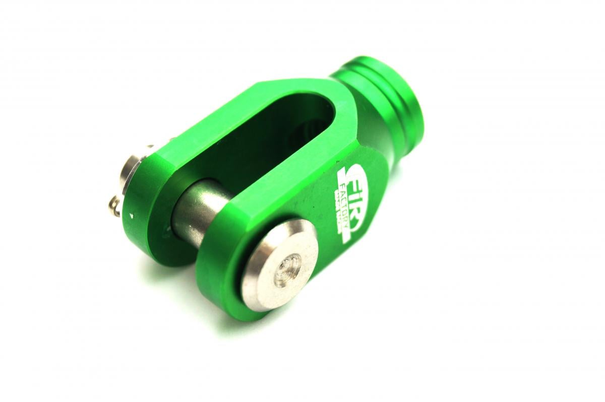 BRAKE CLEVIS REAR GREEN KX RM, FIR ASRBC-06, CNC ALLOY – SMXOFFROAD Ltd