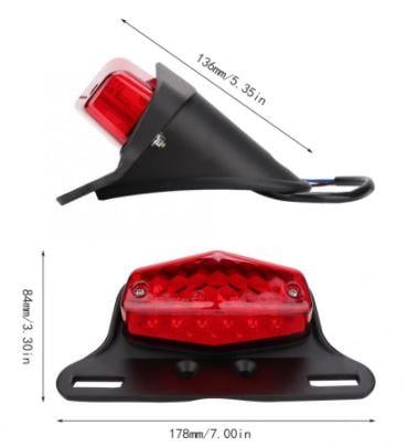 LED TAIL LIGHT AND BRACKET Aluminum – SMXOFFROAD Ltd