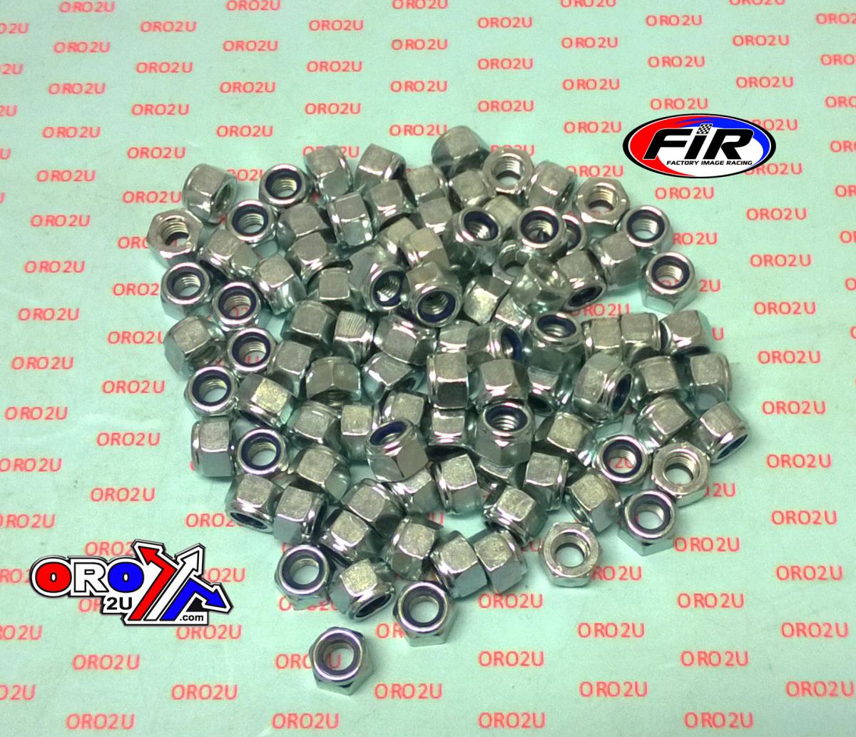 NYLOCK M8 NUT PACK/100, REGULAR9X13mm – SMXOFFROAD Ltd